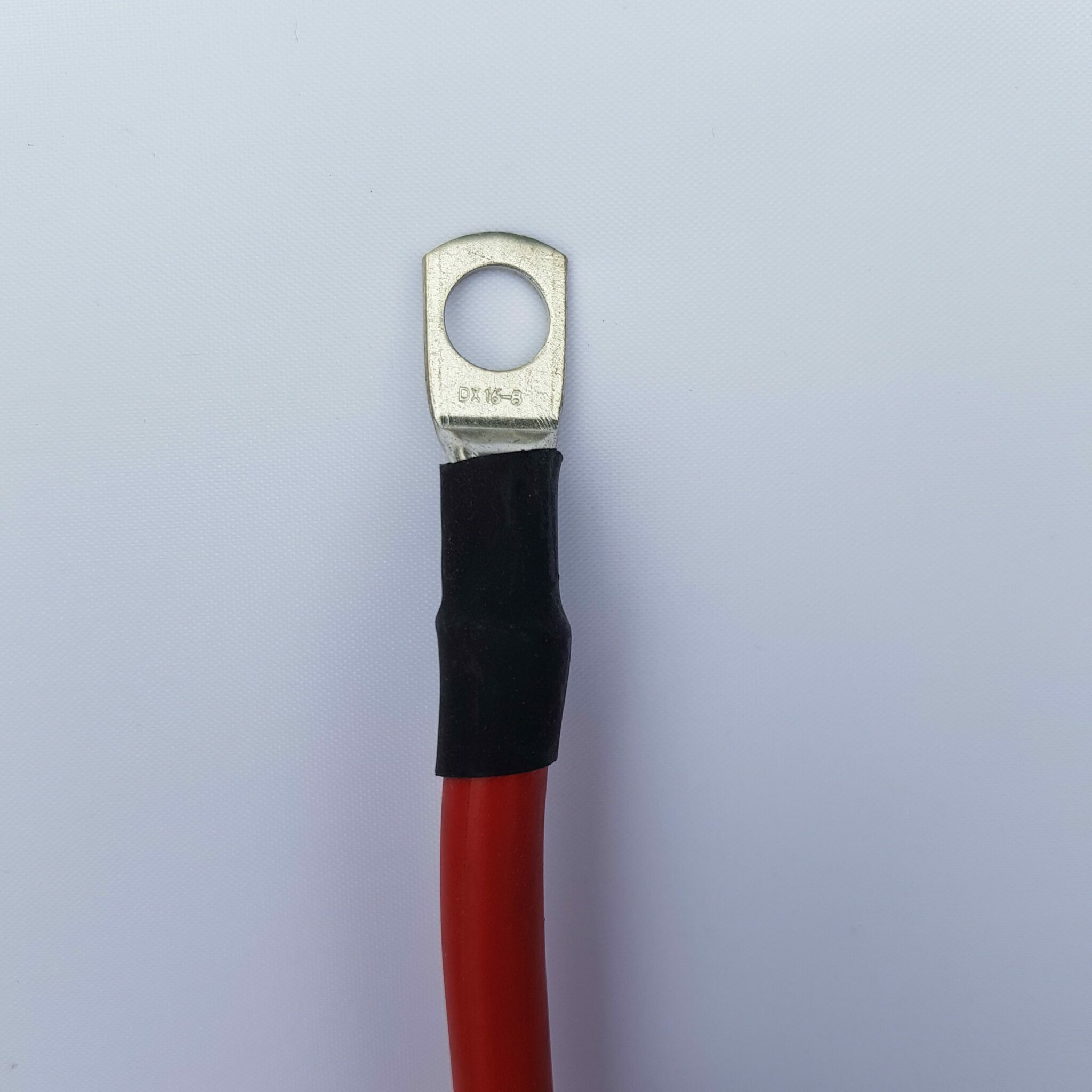 Battery Cable, eye both ends, 600mm, Red - RetroSpec Parts